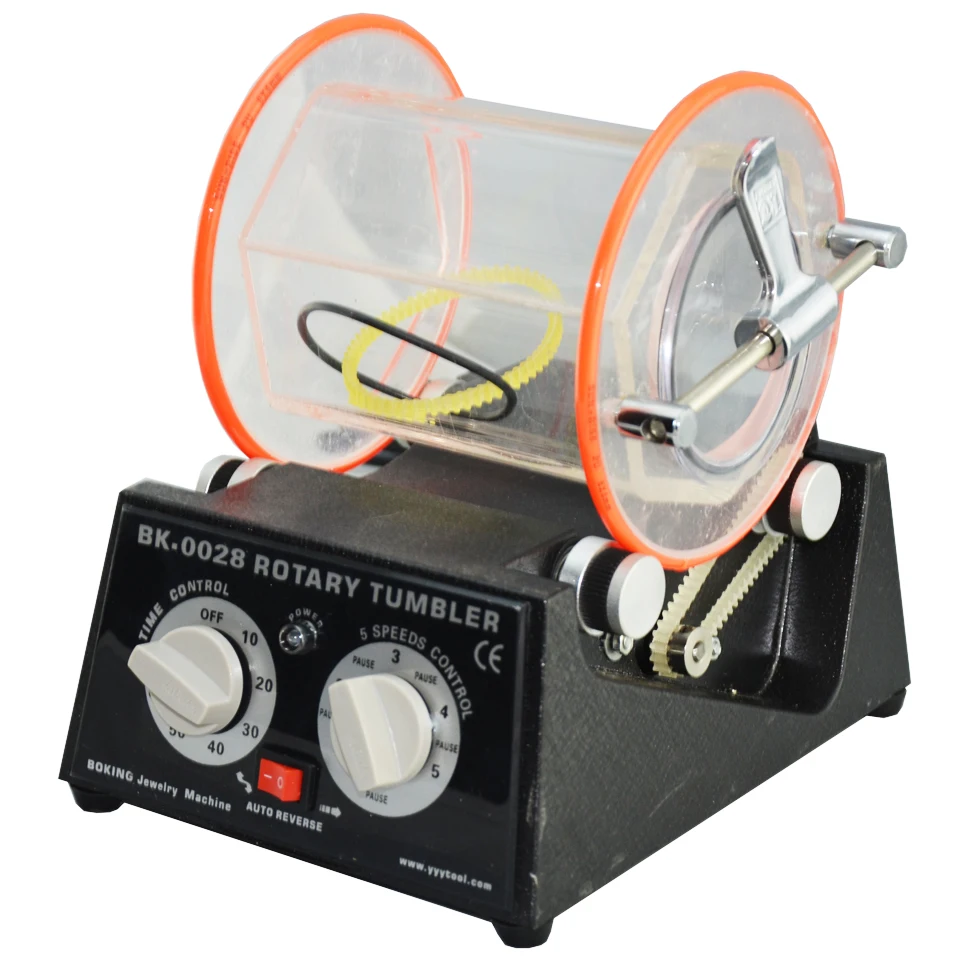 220V Capacity 3kg Variable Speed Small Rotary Tumbler Machine for ...