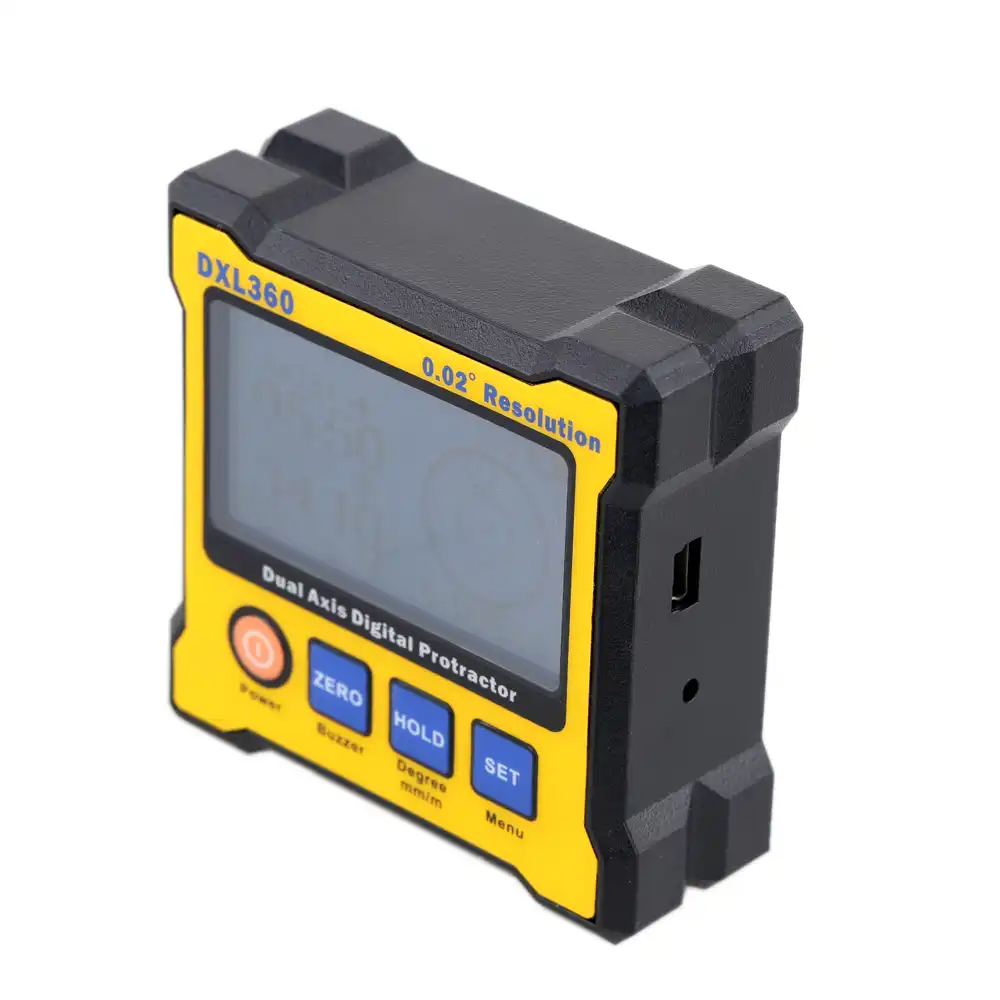 DXL360 High accuracy Dual Axis Digital Angle Protractor Angle meter ...