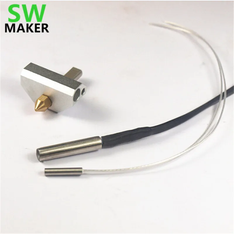 Up 3d Printer Hotend Kit Extruder Head Kit Assembly 0 4mm Nozzle Heater