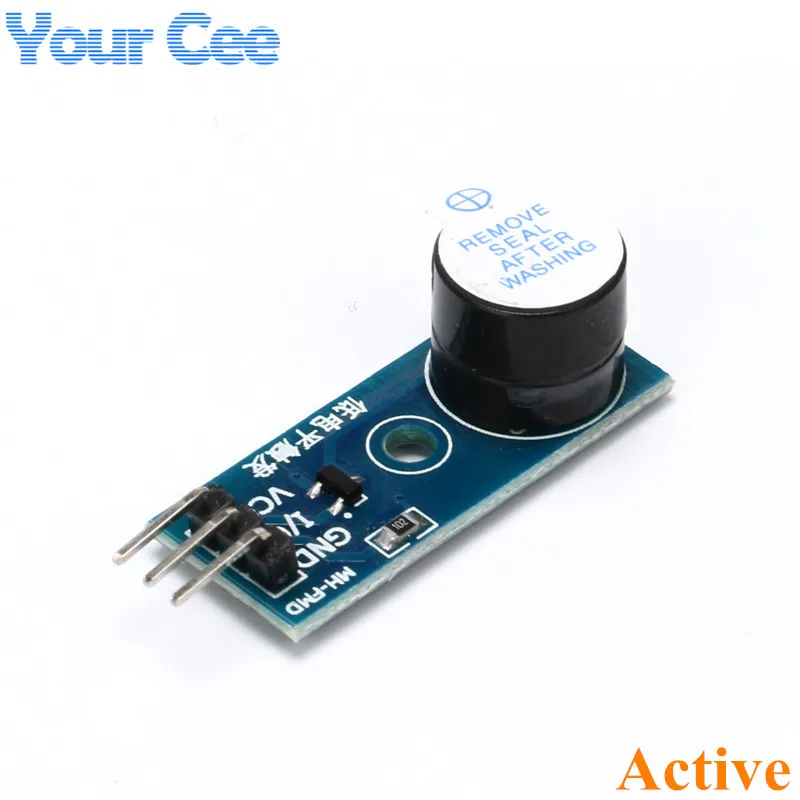 Active Buzzer Module 3.3V 5V with no Dupont Cable-in Integrated ...