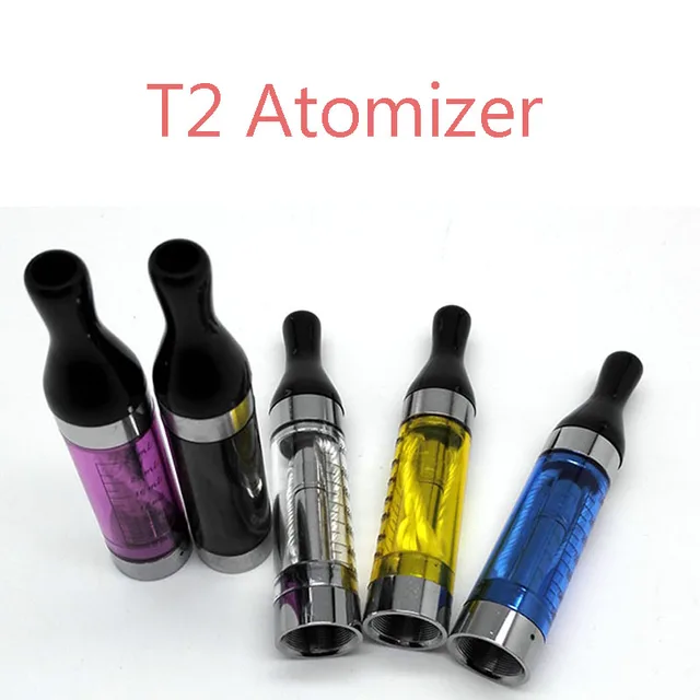 2pcs/lot T2 Atomizer Electronic Cigarette Atomizers 100% Original Vape ...