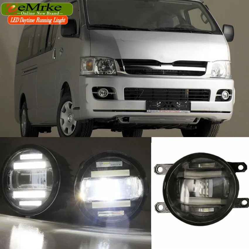 eeMrke-Xenon-White-High-Power-2in1-LED-DRL-Projector-Fog-Lamp-With-Lens ...