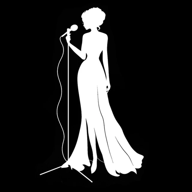 Jazz Singer Silhouette