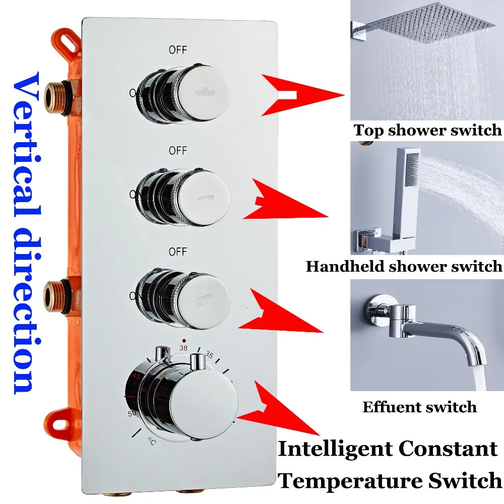 Auto-Thermostat-Control-Bathroom-Faucet-Accessorise-Contemporary-Brass ...