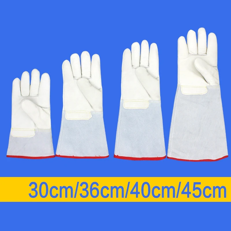 Low Temperature Resistant Liquid Nitrogen Gloves Cold Storage Refueling ...