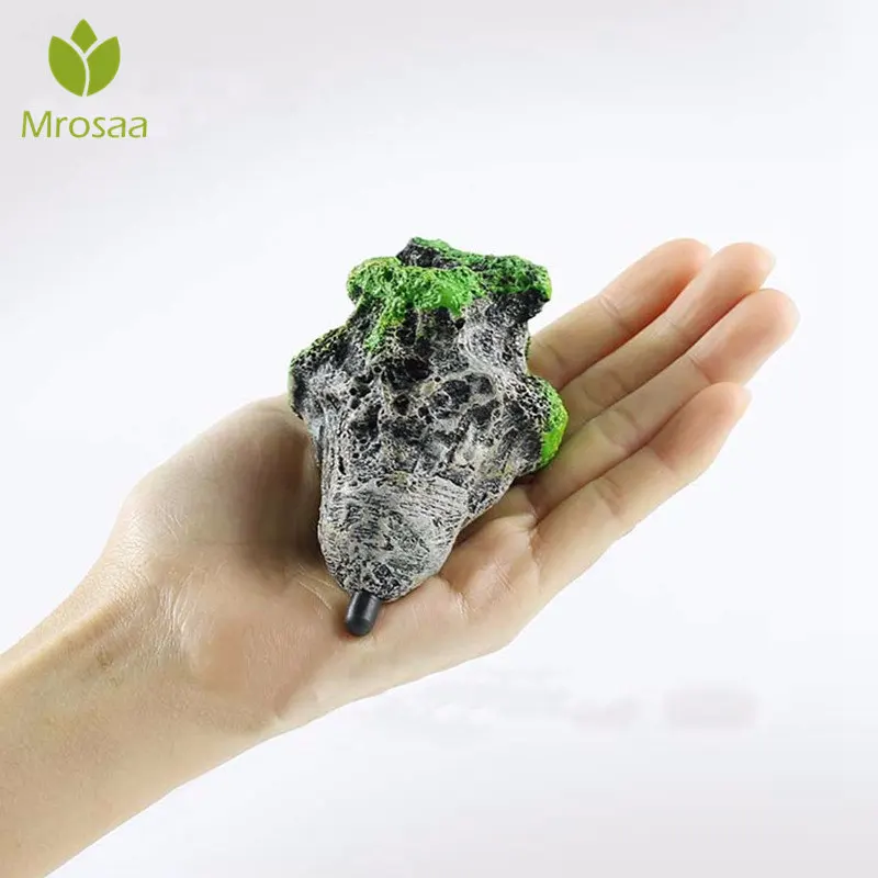 Mrosaa Flying Stone Fish Tank Decoration Float Ornament Artificial ...