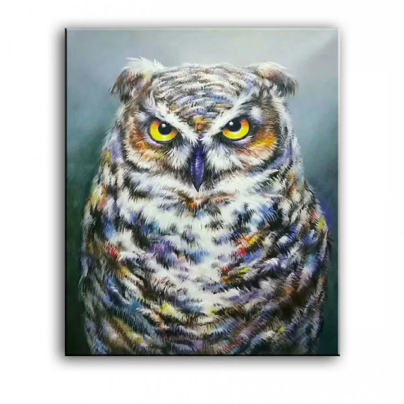 oil-painting-The-owl-hand-painted-Home-decoration-painting-famous-high ...