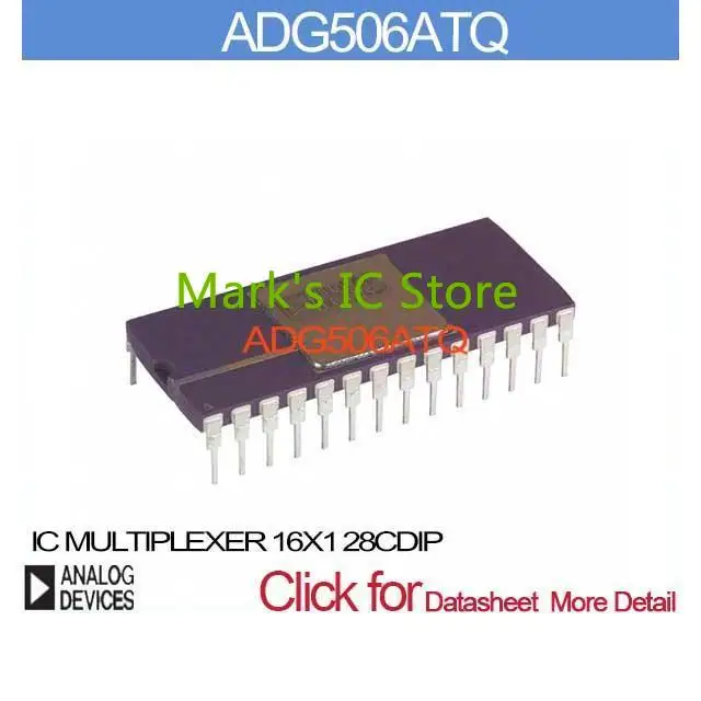 ADG506ATQ IC MULTIPLEXER 16X1 28CDIP ADG506AT Inc 506 ADG506 506A ADG50 ...