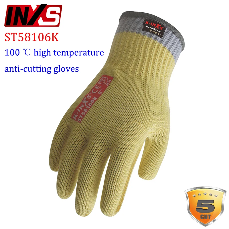 INXS-ST58106K-High-temperature-anti-cutting-gloves-100-degree-Thermal ...