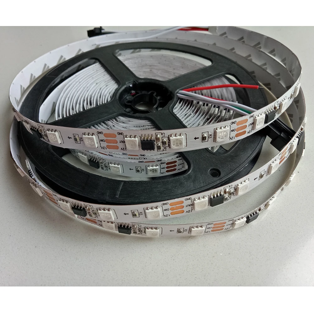 WS2811 dot control magic color SMD5050 Flexible LED Strip 60LEDS/M ...
