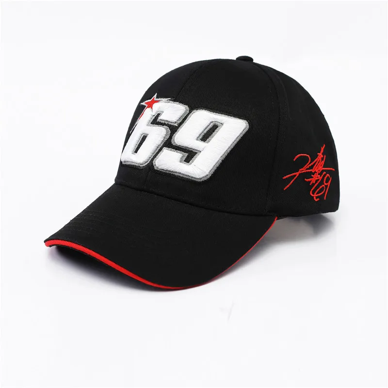 Moto GP Championship Baseball Cap Embroidery 69 Motorcycle Racing Hats ...