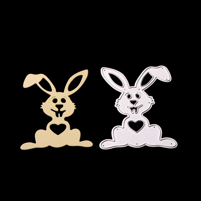 Bunny Rabbit Metal Cutting Dies Stencil For DIY Scrapbooking Photo ...