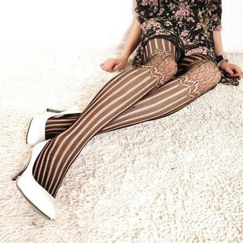 24 Design Grid Hollow Out Nets Women Sexy Female Sexy Panty Hose Silk