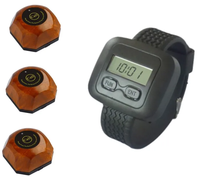 Watch paging system,pager system for restaurant/hospital/sales office ...