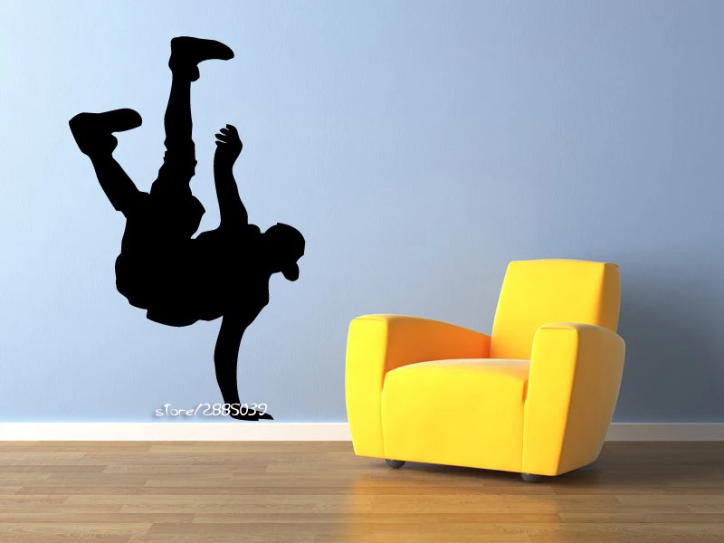 Dance Lover Vinyl Wall Stickers Gymnastics Wall Decals Wall Sticker ...