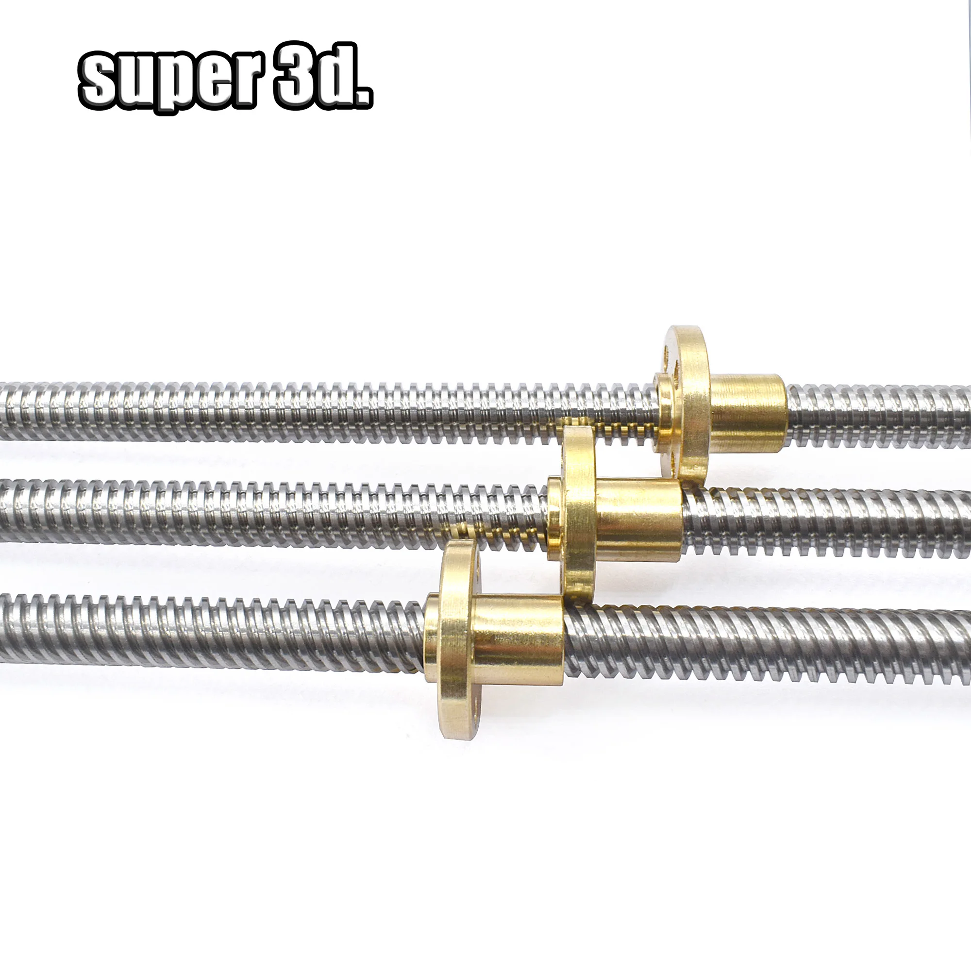 T8 Lead 8mm Lead Screw Rod Pitch 2mm Diameter 8mm 150 200 300 400 500 ...