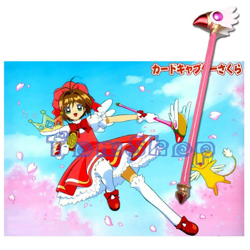 Anime-Cardcaptor-Sakura-KINOMOTO-SAKURA-80cm-Bird-Shape-Magic-Wand ...