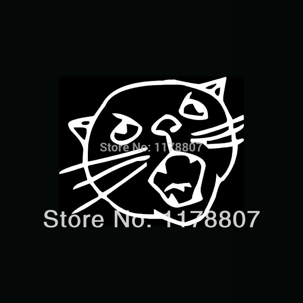 8 Colors ANGRY CAT Sticker For Car Rear Windshield Truck SUV Bumper ...