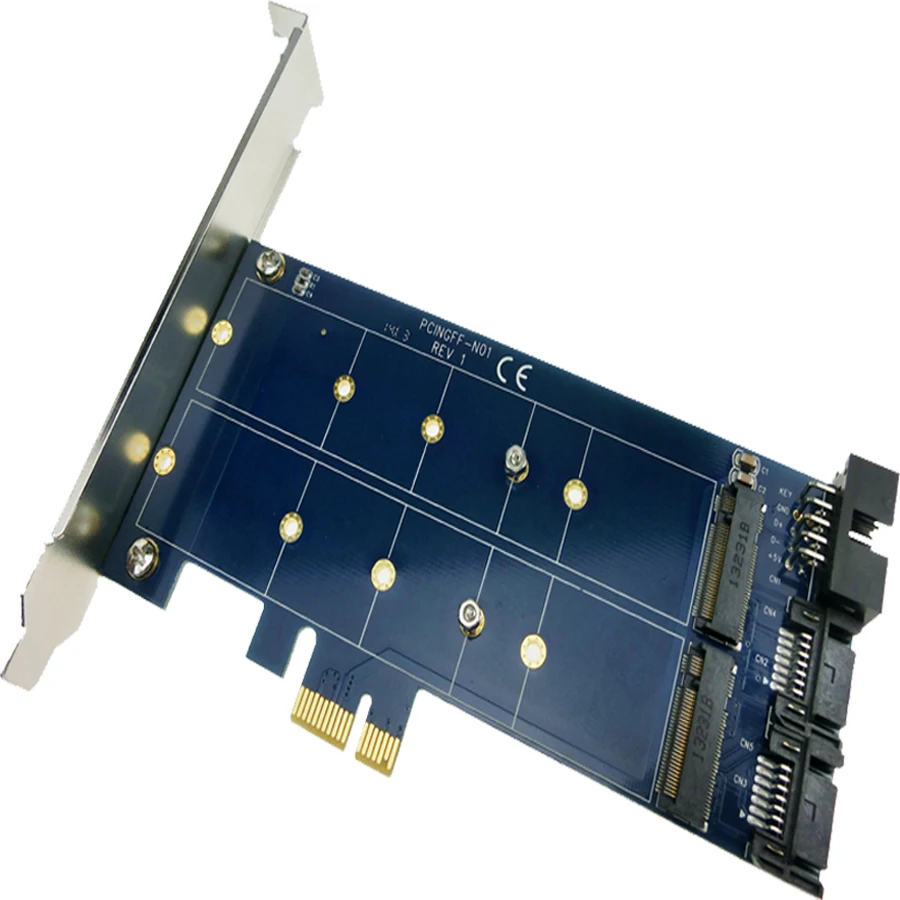 Hot Sale B key socket M.2 NGFF SSD to 7pin SATA adapter card ADPM0302 ...