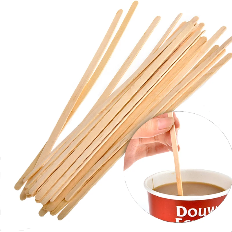 Long-Handled-Wooden-Stirring-Rod-Disposable-Hot-Drink-Mixing-Stick ...