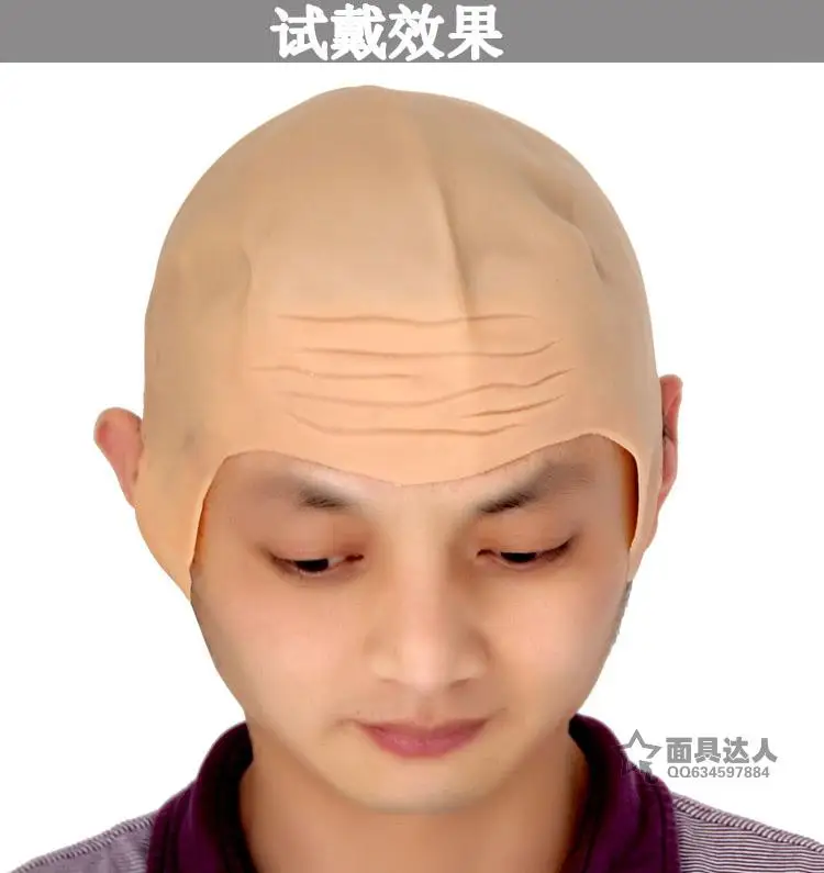 Rubber head head shaved bald strong free evening latex set monks and ...