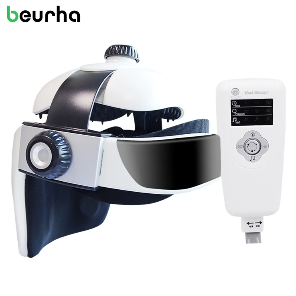 NEW Electric Head Massager Brain Massage Adjustable Size Instrument ...