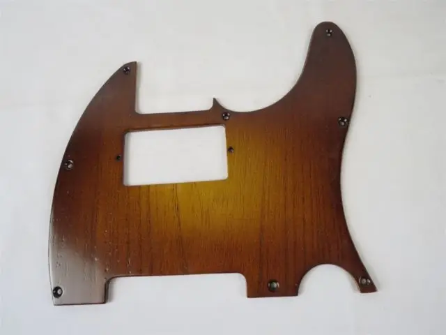 1pcs Hand-made Solid Ailanthus Wood Telecaster Guitar Tele Pickguard ...