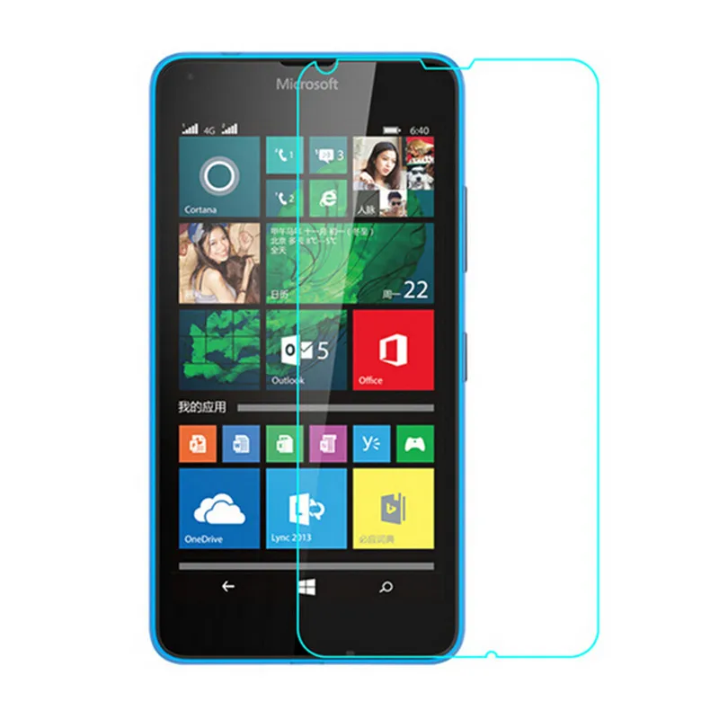 Película protetora de vidro temperado para nokia, microsoft lumia 640 640 xl 640xl n640 dual sim ...