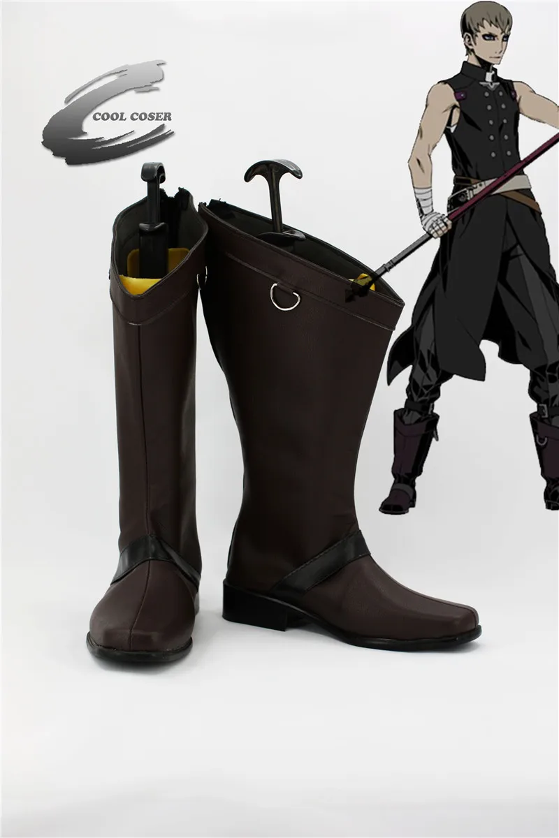 Japanese Anime Unlight Conrade Cosplay Shoes MM1660 Custom Made Anime ...