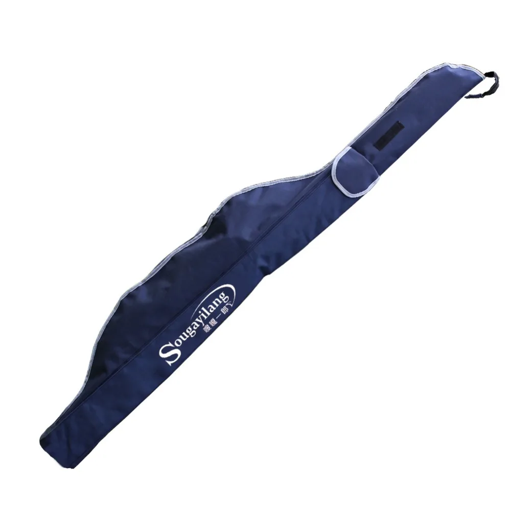 Fishing Bag 1.6m/5.25ft Folding Blue Cloth Fishing Case Tackle ...