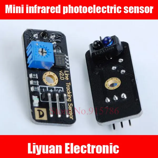 3pcs Mini infrared photoelectric sensor / infrared hunt line sensor ...
