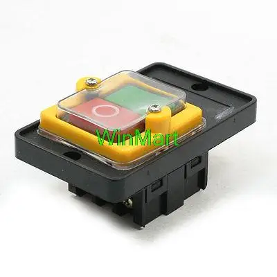 AC 220V 10A ON/OFF 3 Poles Locking NO NC Electronic Push Button Switch ...