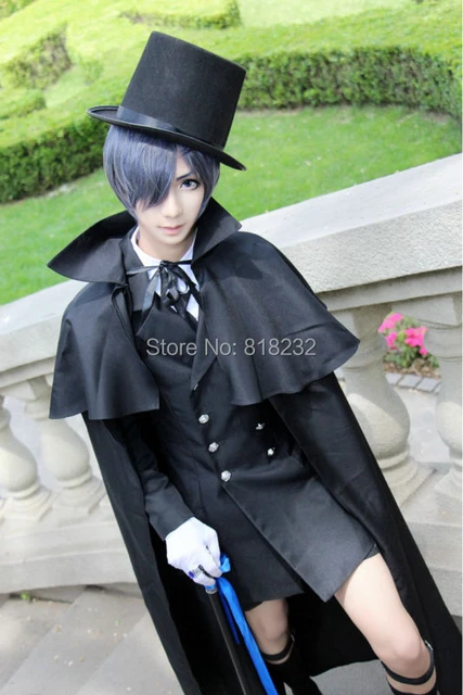Black Butler Cosplay Ciel Phantomhive Dark Blue Costume