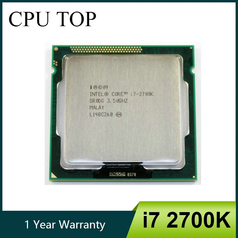 인텔 코어 i7 2700K 3.5GHz 쿼드코어, LGA 1155 CPU 프로세서, SR0DG|cpu processor ...