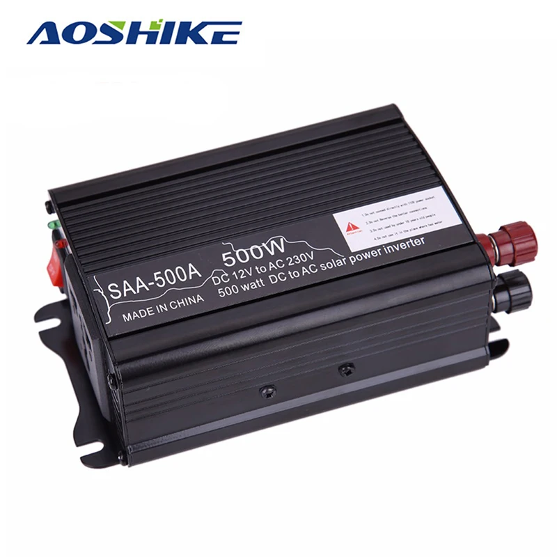 AOSHIKE 500w Power Inverter board Modified Sine Wave DC 12V to 110v ...