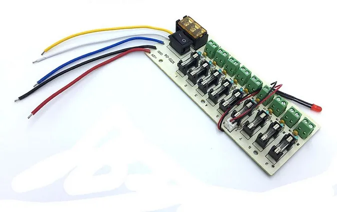 Aliexpress.com : Buy 5V 12V 24V DC power distribution 9 Channels PCB ...