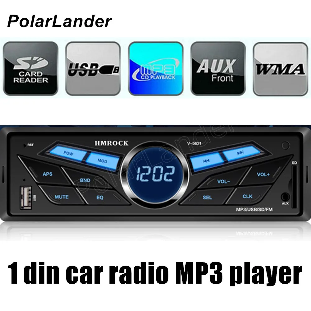 Remote Control MP3 Player Auto Audio Stereo Panel 1 DIN Hot Set V ...