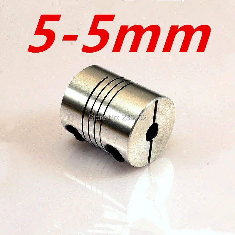 3pcs/lot 5x5mm Flexible Shaft Coupling D20 L25 Aluminium Motor Coupling ...