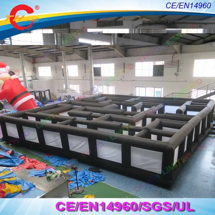 Laberinto inflable de arena, laberinto con etiqueta láser, juego de ...