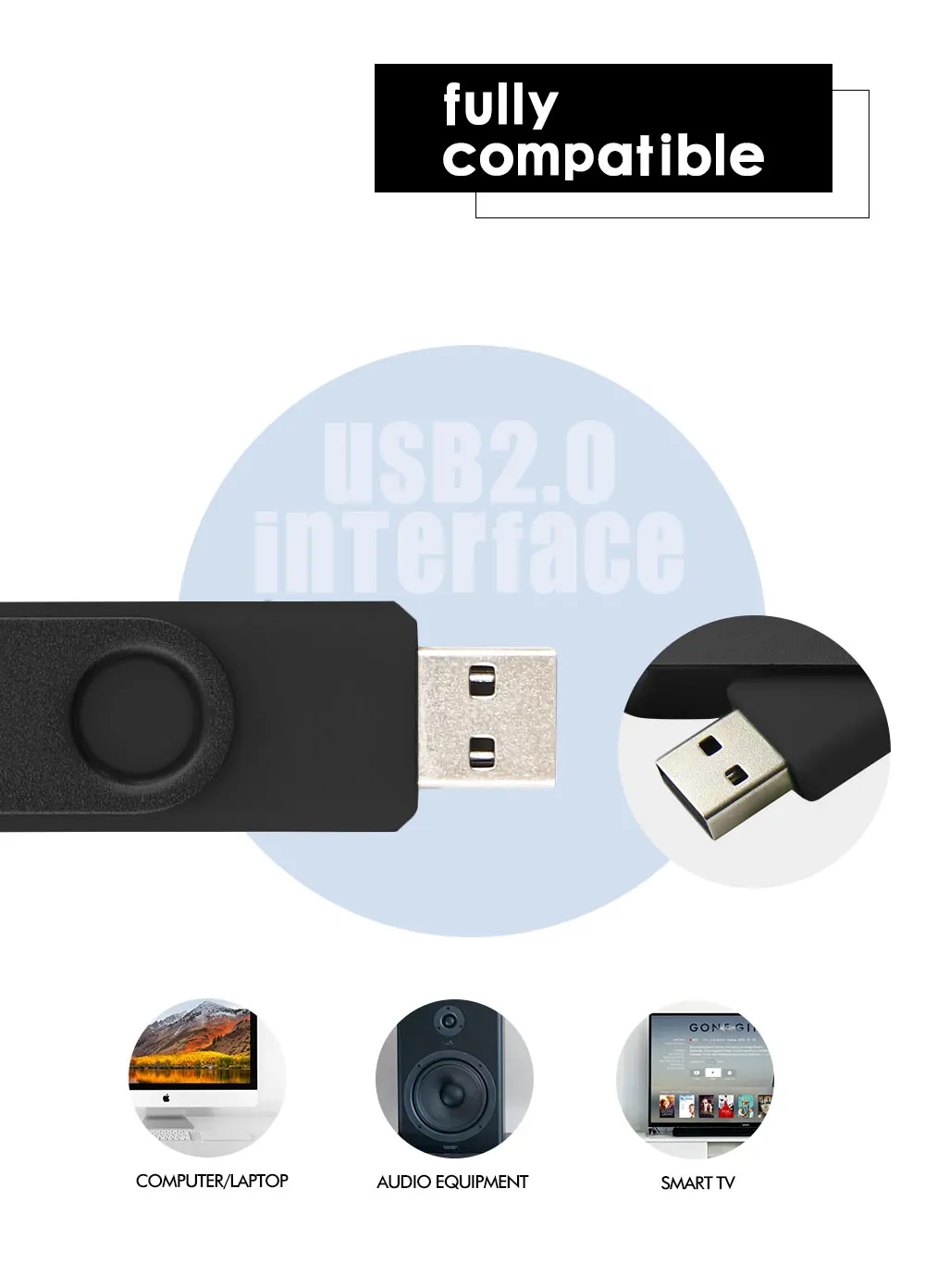 Высокоскоростной usb 2,0 OTG 64 ГБ флеш-накопитель USB флеш-накопитель 128 Гб Внешняя карта ...