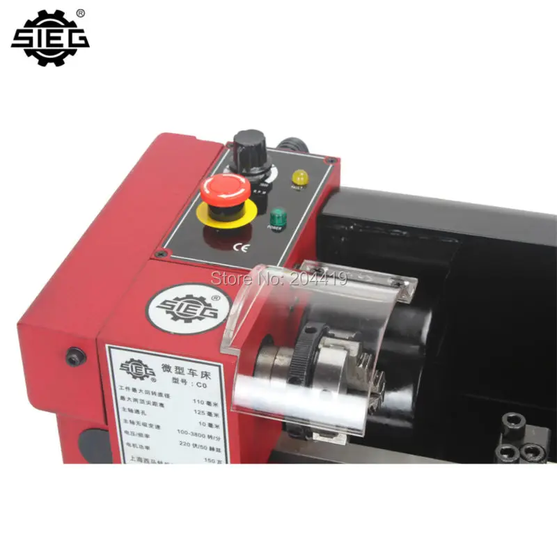C0 mini Lathe/SIEG 150W motor+125mm working length DIY Lathe/brand ...