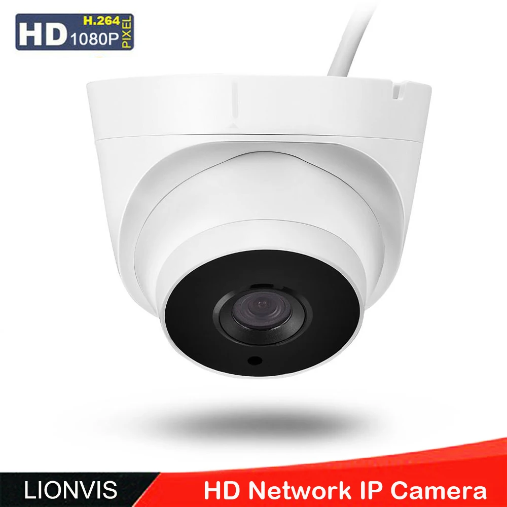 IP Network Camera HD 1080P 2.0 MP ONVIF 3 Pcs Array Infrared Led Night ...