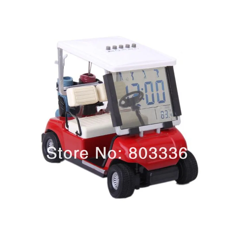 จัดส่งฟรีมินิรถกอล์ฟรถเข็นพร้อมนาฬิกาปลุกและเครื่องวัดอุณหภูมิวันที่ ...