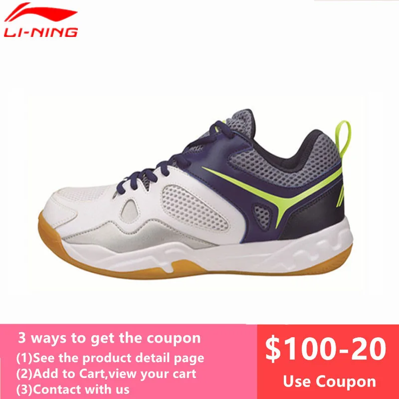 Li-ning Newest Badminton Shoes For Men Training Breathable Lining ...