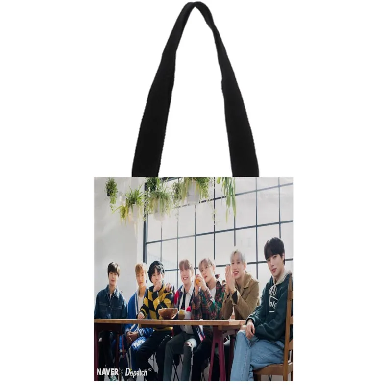 Hot-Sale-KPOP-Monsta-X-printed-bags-for-women-2019-Canvas-Tote-Bag ...