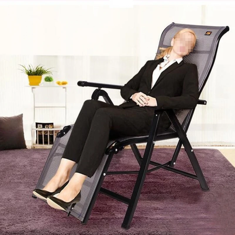 2Pcs Tri Fold Reclining Chair Adjustable Foot Rest Outdoor Furniture ...