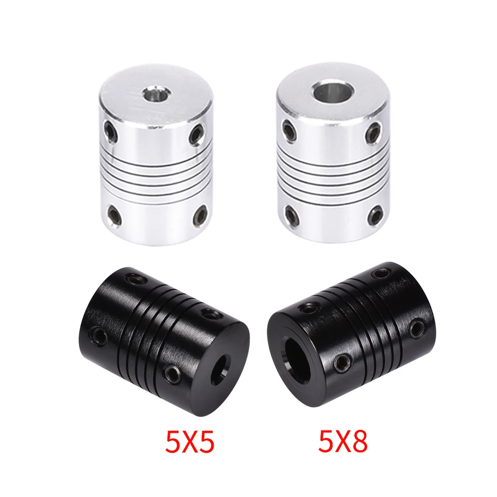 2PCS-Shaft-Coupling-5x8mm-5x5mm-Flexible-Coupling-Coupler-Stepper-Motor ...