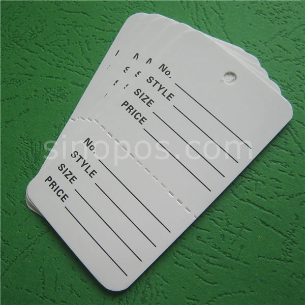 Printable Perforated Tags