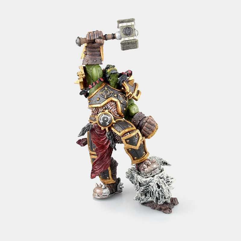 WOW Thrall The Horde Chief Leader Orc Shamman Action Figure Toys Thrall ...