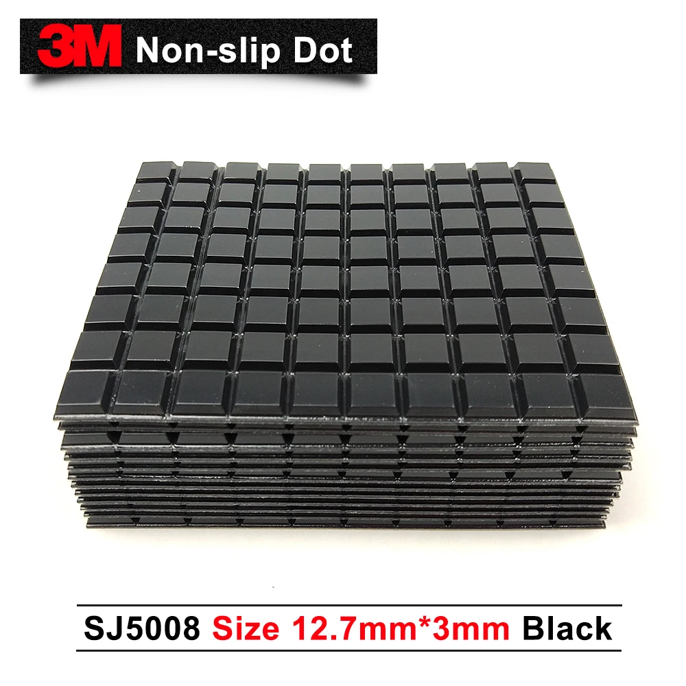 3M rubber adhesive Bumpon SJ5008/ Protective rubber dots/black color ...